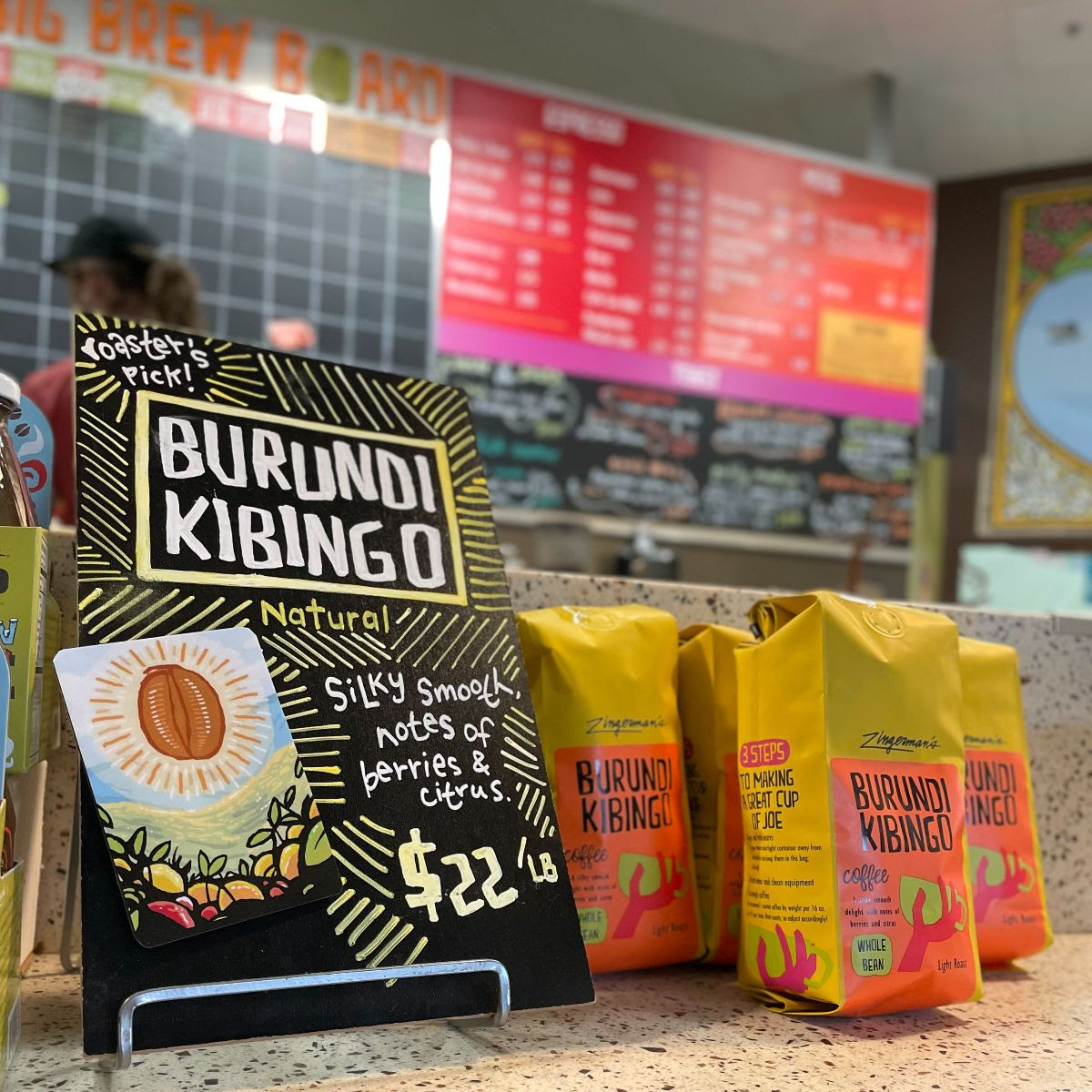 Burundi Kibingo Natural Process Coffee - Zingerman's Deli